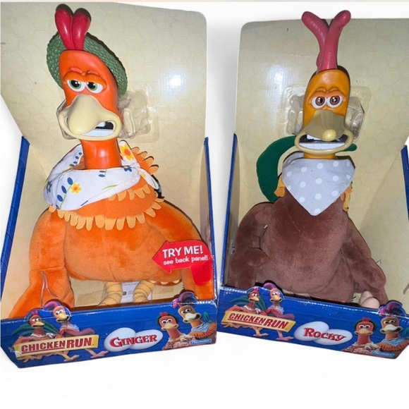 Playmates Toys | Toys | Chicken Run Ginger And Rocky Toys | Poshmark